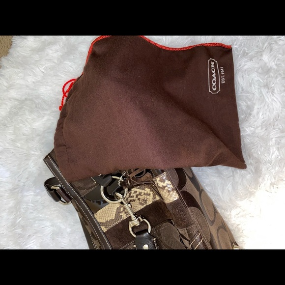 Coach | Bags | Coach Hamptons Signature Canvas Python Tote | Poshmark